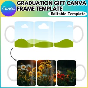 Graduation Gift Set Mockup Canva Editable Bundle, Graduation Canva ...