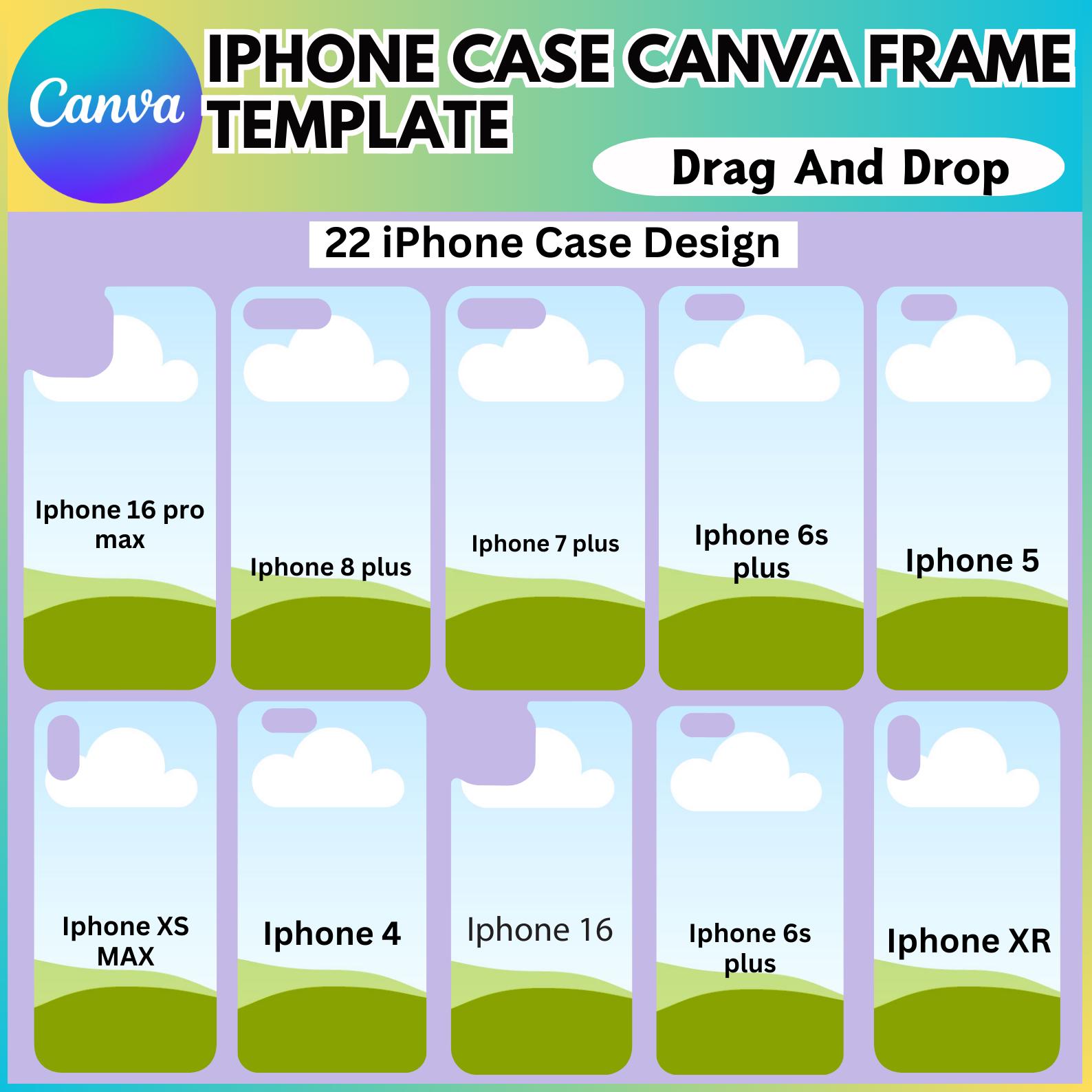 IPhone Cases Canva Editable Template, iPhone Series Design, Phone Cases ...
