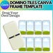 Domino Tile Canva Editable Template, Domino Tile Sublimation Template ...