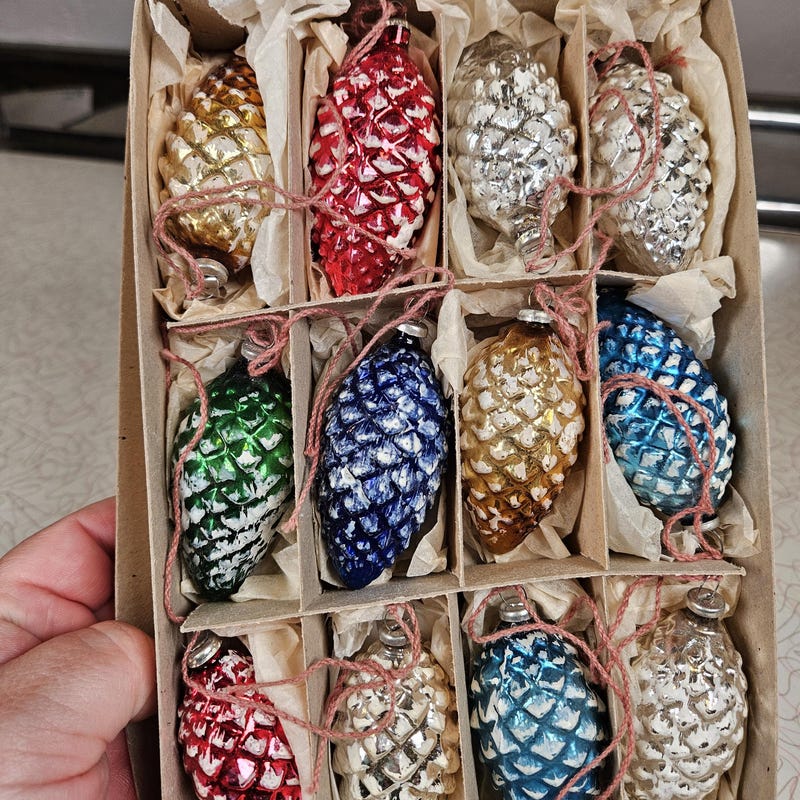 Pine Cone Ornaments - Etsy