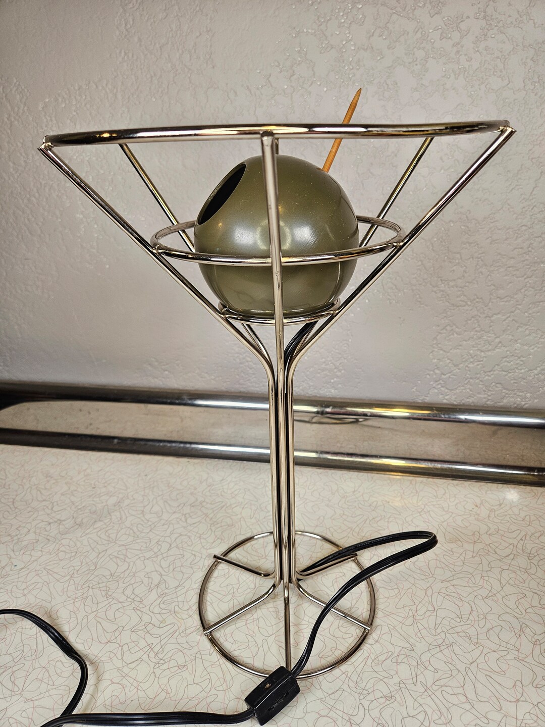 Postmodern Martini Lamp by David Krys, Martini Light, Bar Light, - Etsy