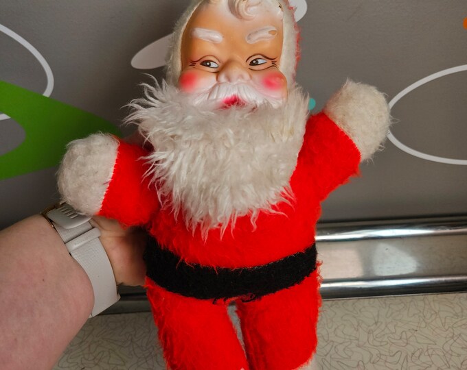 Vintage Rushton Santa, Rushton Rubber Faced Santa, Christmas Santa ...