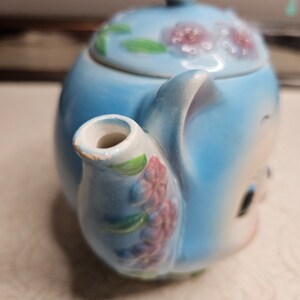 Vintage Chase Blue Cat Teapot, Norcrest, KITSCH, Collectible, Kitschy ...