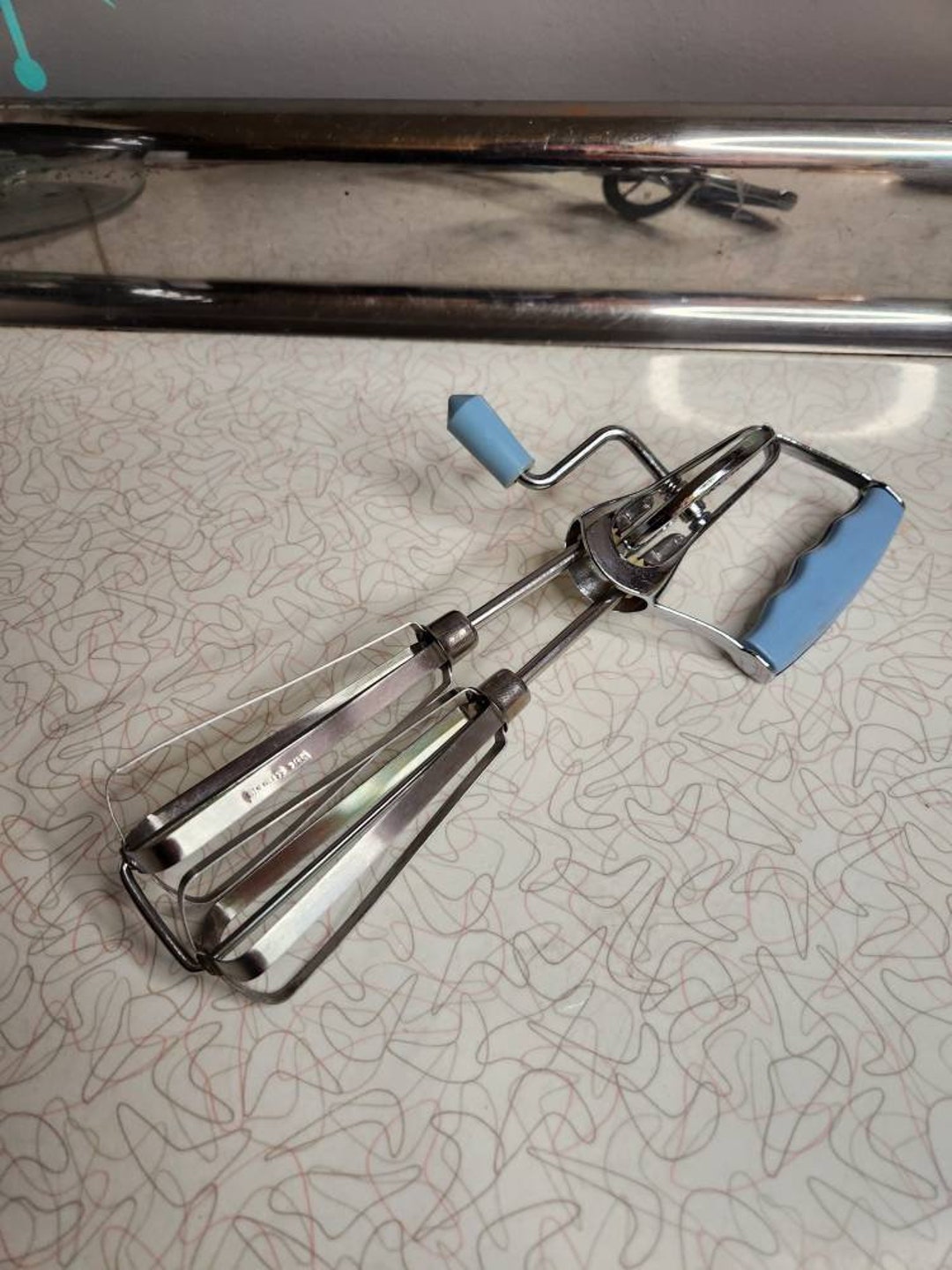 Blue Hand Mixer Egg Beater From Japan Turquoise Hand Mixer - Etsy