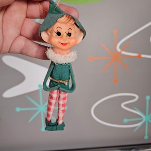 Vintage Christmas Elves, Mini, Christmas Tree Decor, 1960s - Etsy