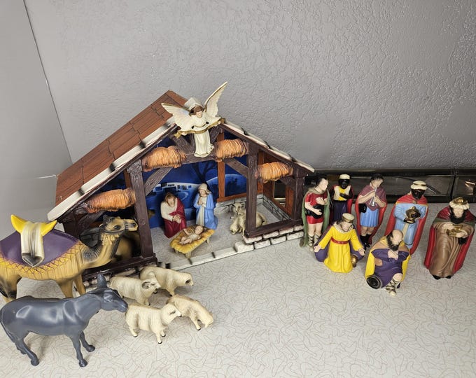 Vintage Nativity Scene, Hartland, Christmas, Decor, Religious - Etsy