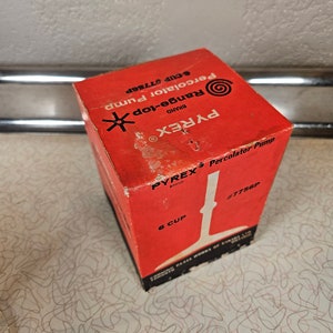 Vintage NOS Replacement Pyrex Flameware 7756p 6 Cup Percolator Pump ...
