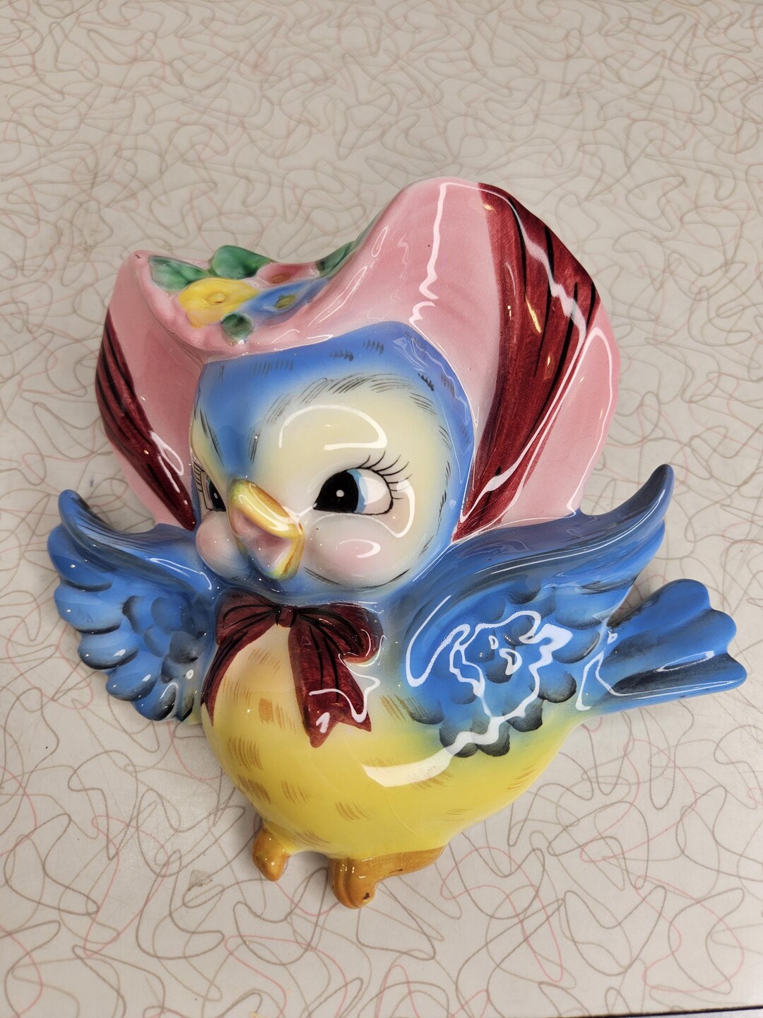 Vintage Bluebird Lefton Anthropomorphic ESD, 1950s, Bluebird Wall ...