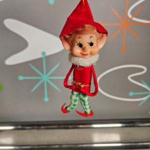 Vintage Christmas Elves, Mini, Christmas Tree Decor, 1960s - Etsy