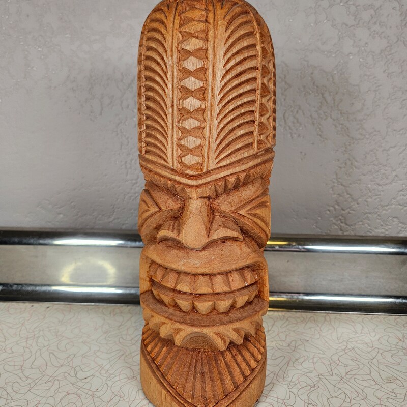 Hand Carved Tiki - Etsy