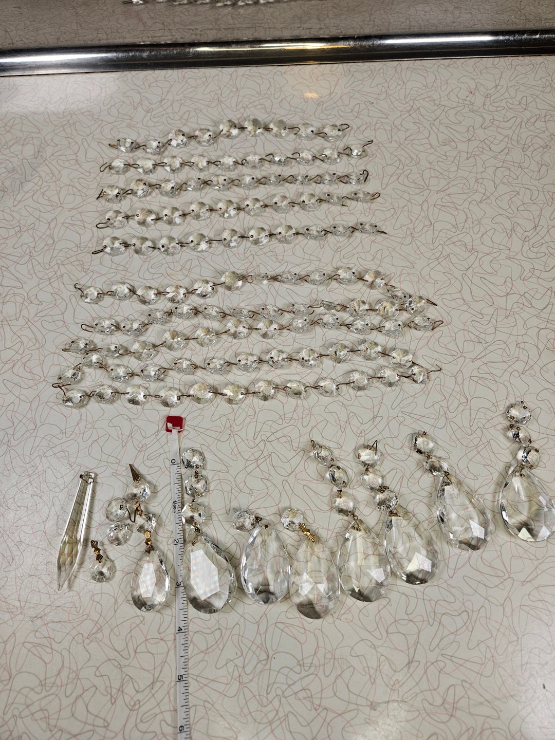 Crystal Strands and Tear Drops, Chandelier Replacements, Glass, Elegant ...