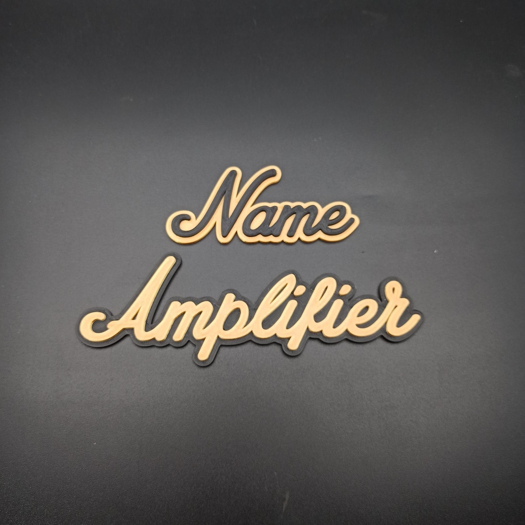 Personalized Badge Amp in Marshall Style | Various Colors and Sizes - Etsy