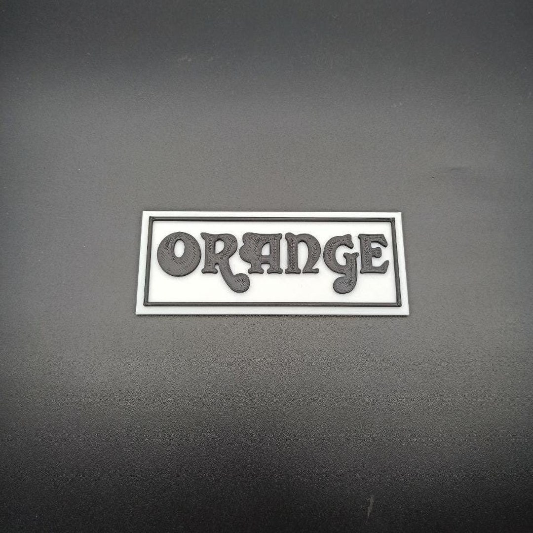 3D Logo Orange \ Various Colors and Sizes - Etsy