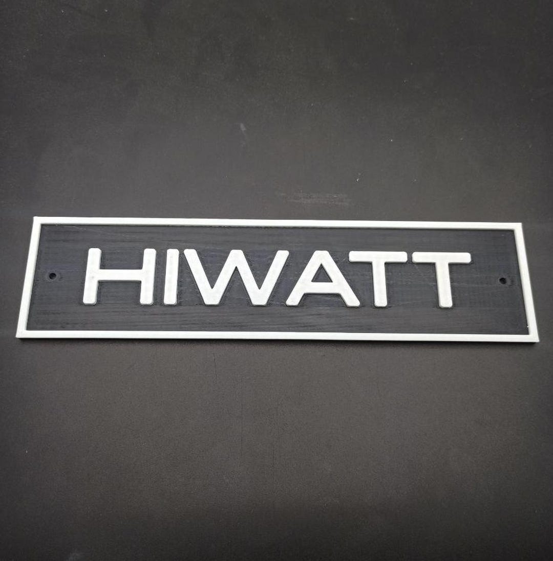 HIWATT Amplifier Logo Different Colors and Sizes - Etsy
