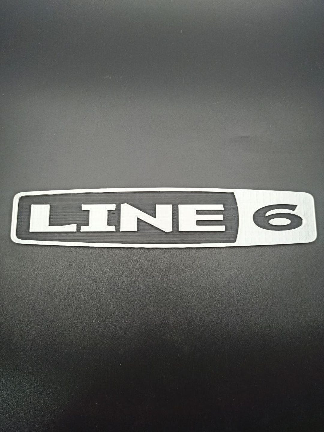 3D Line 6 Logo Gold or Silver - Etsy