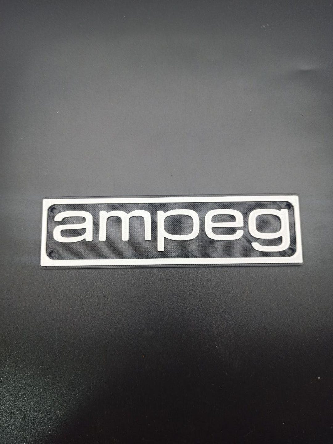 3D Logo Ampeg Silver Color 147.6mm\5.8" - Etsy