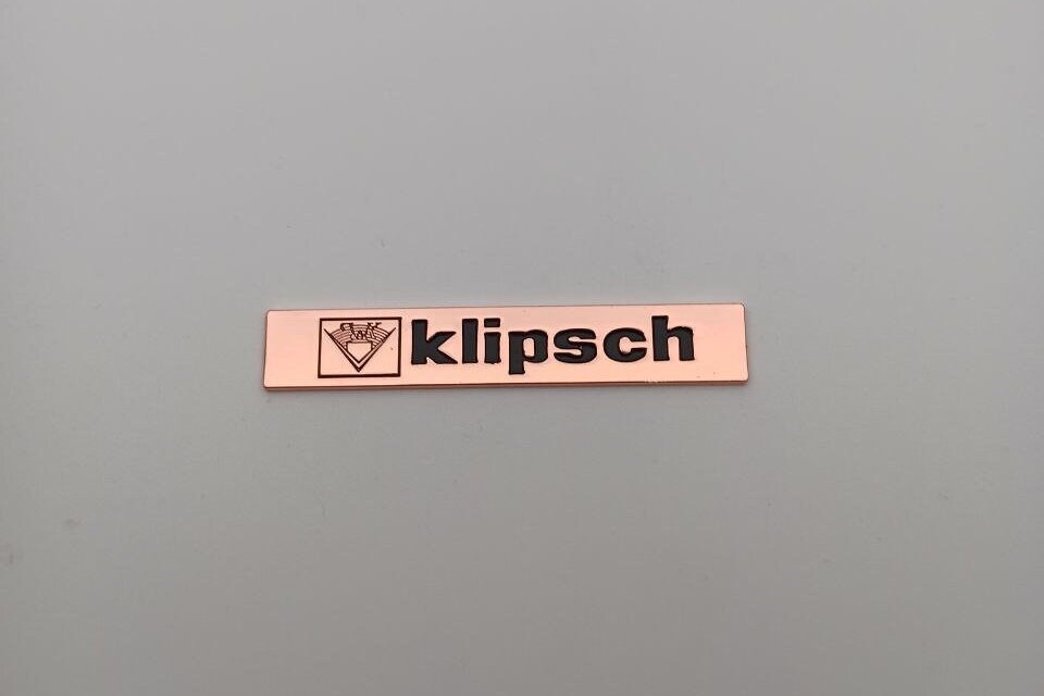 Set 2 Pcs. Klipsch Copper Metal Logo 76mm 3 - Etsy