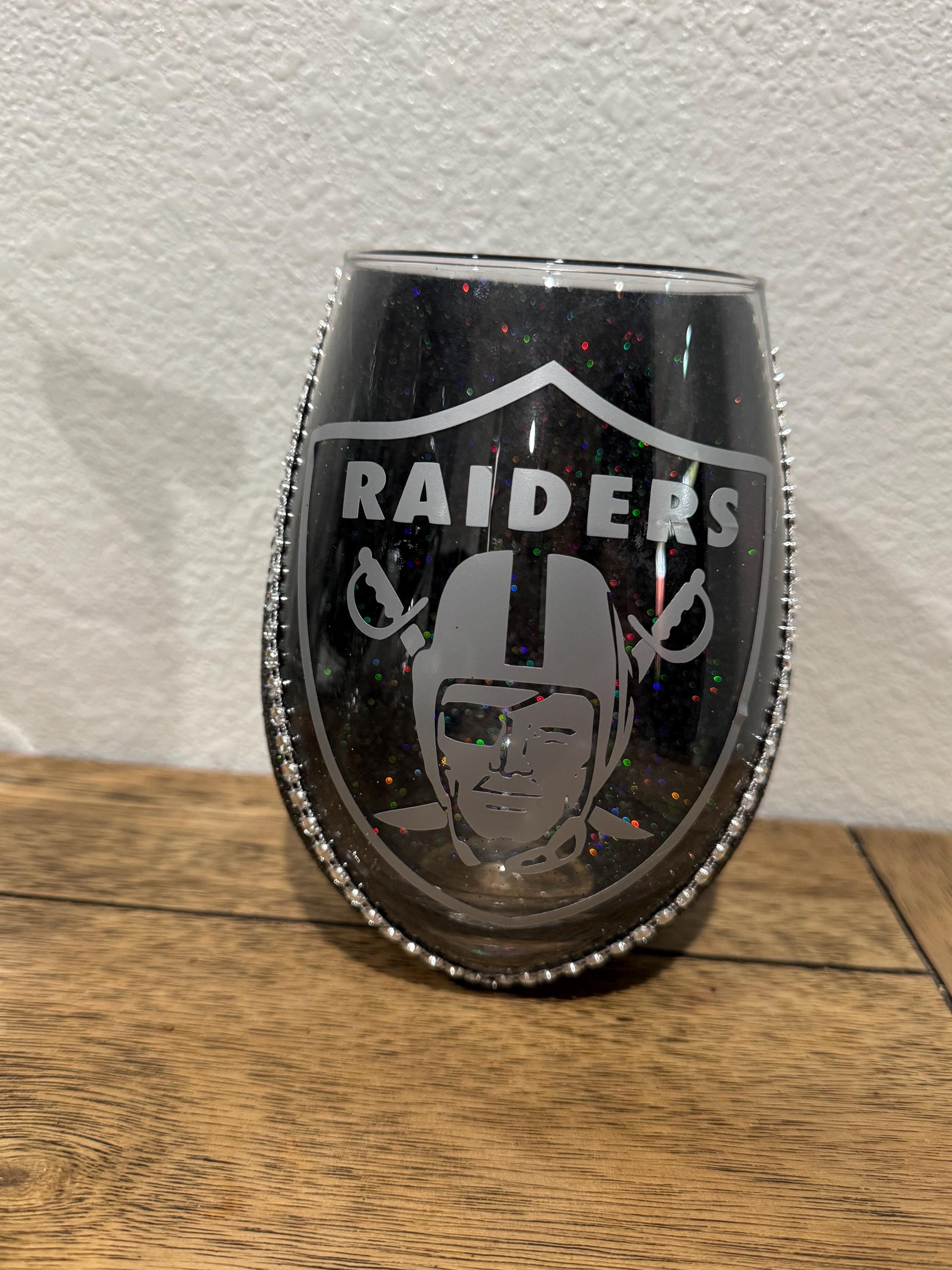Raiders Wine Glass - Etsy