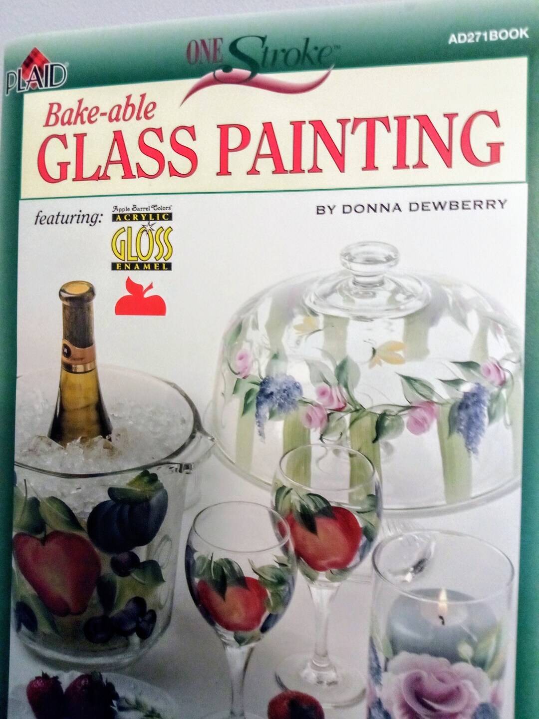 BAKEABLE GLASS PAINTING Kitchen Decor Reference Book Crafty - Etsy