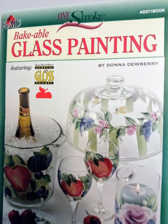 BAKEABLE GLASS PAINTING Kitchen Decor Reference Book Crafty - Etsy