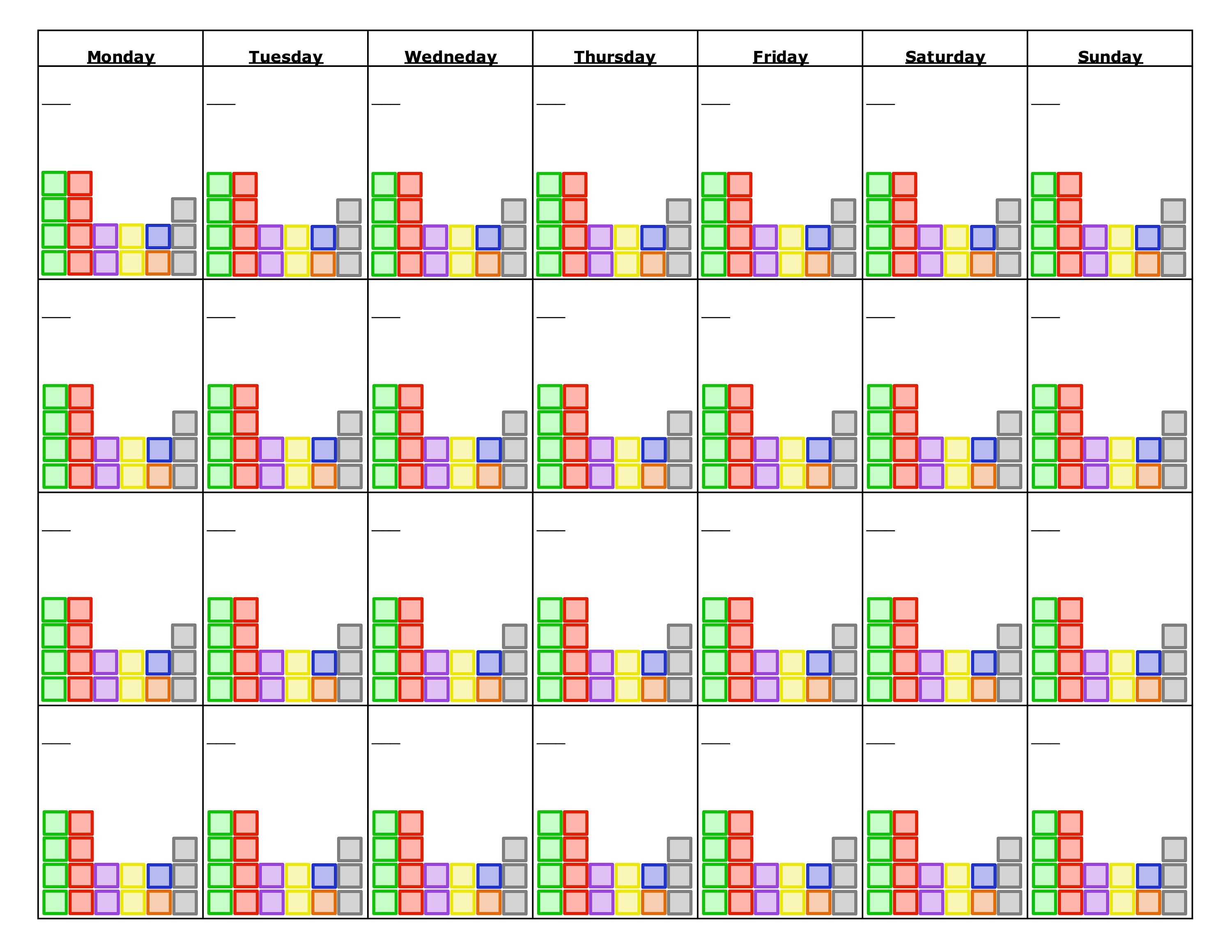 Portion Fix Food Tracker - Etsy