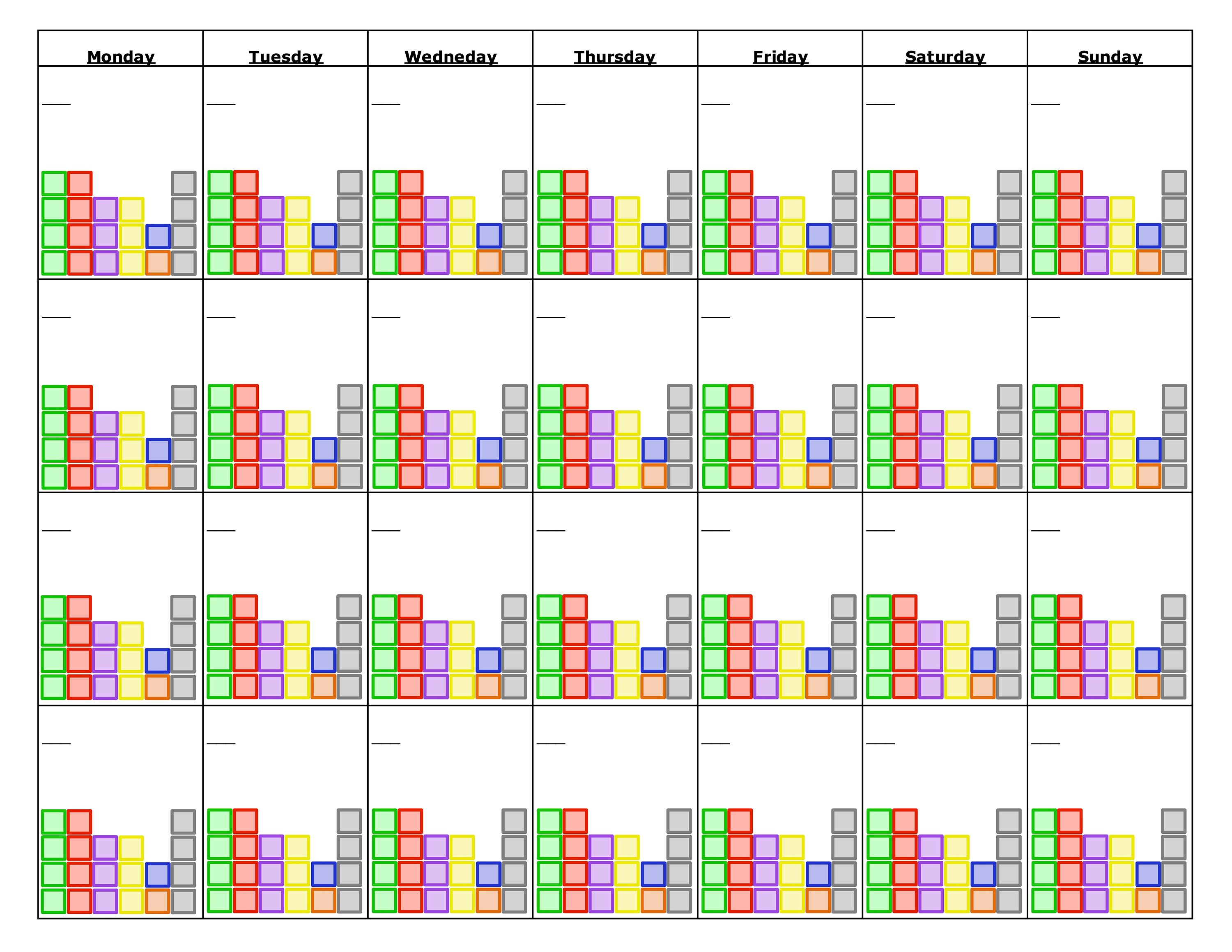 Portion Fix Food Tracker - Etsy