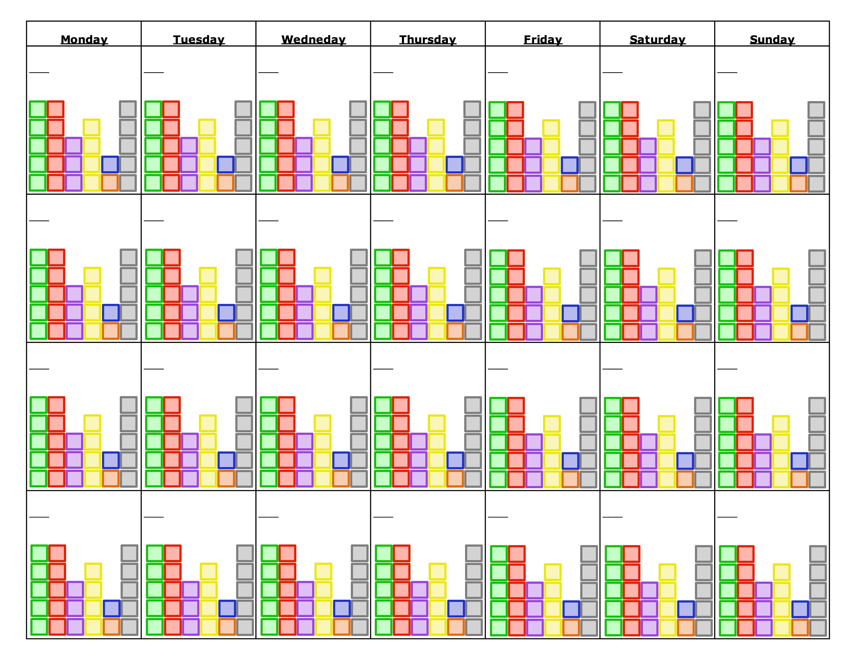 Portion Fix Food Tracker - Etsy