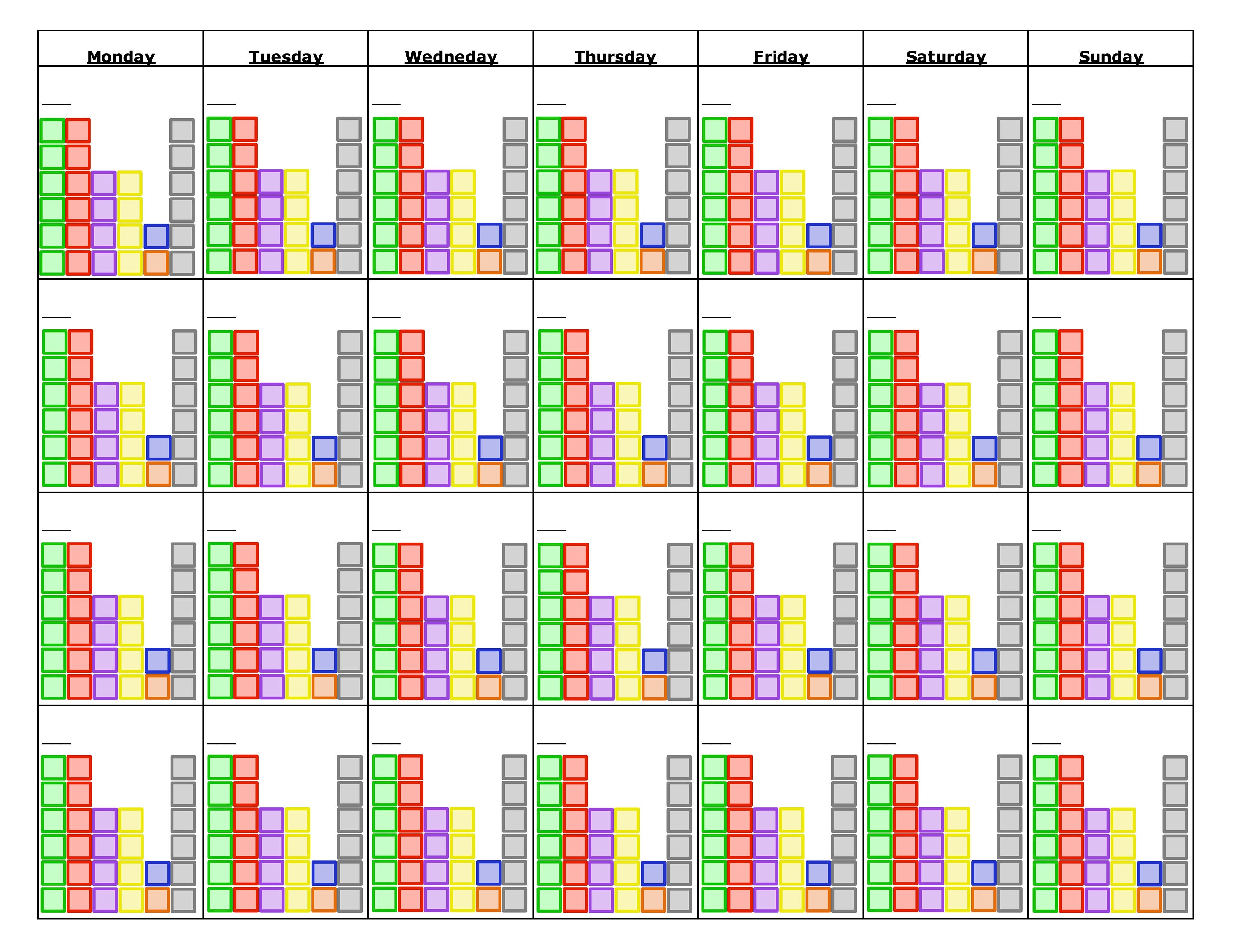 Portion Fix Food Tracker - Etsy