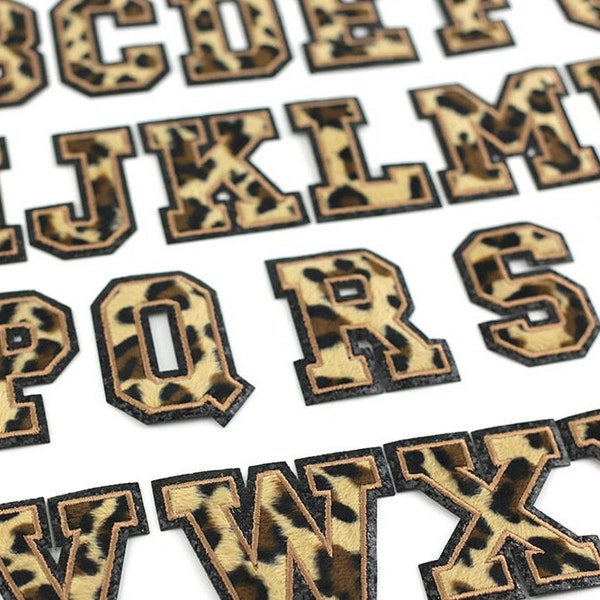 Animal Print Letters - Etsy