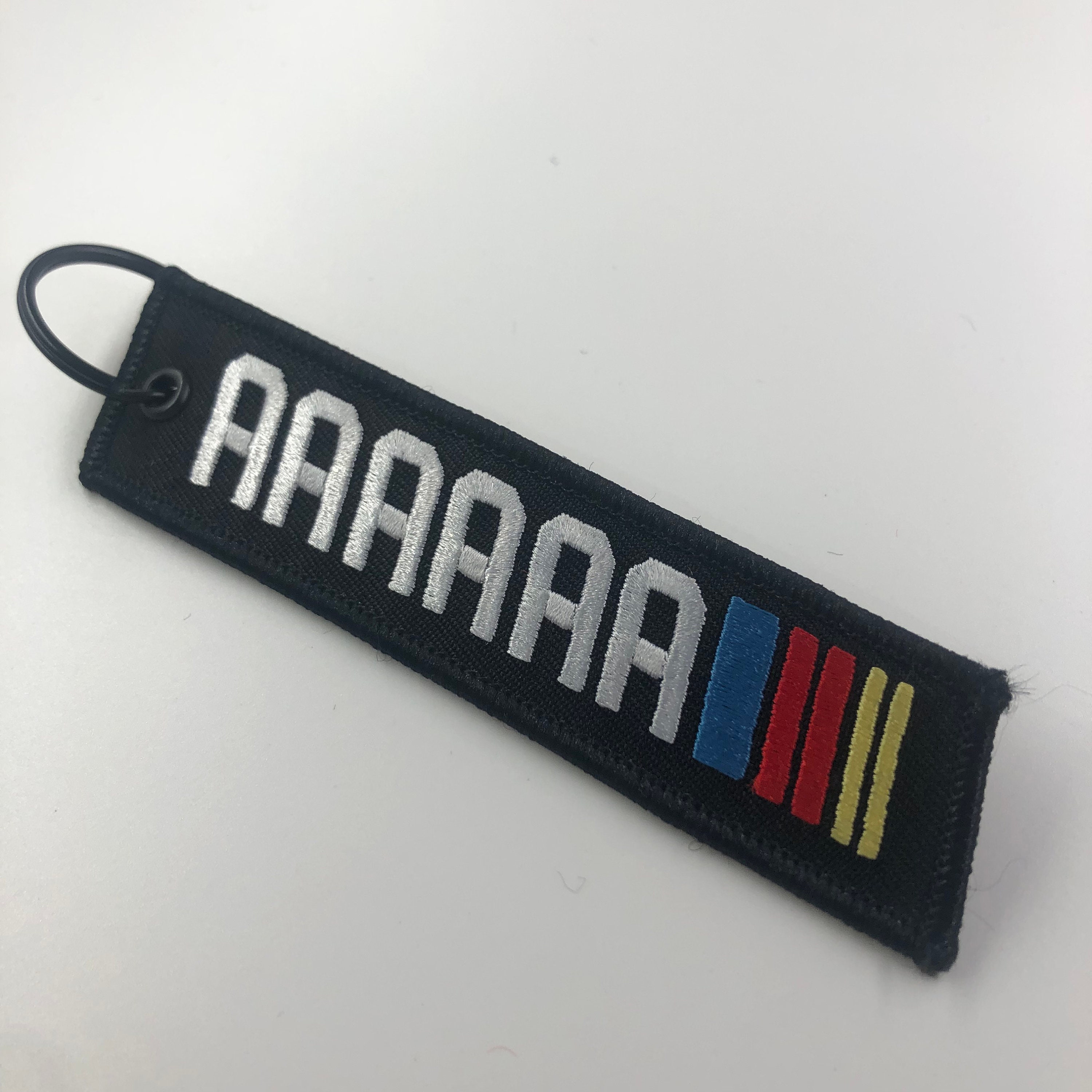 Custom Embroidered Keychain Custom Remove Before Flight Key | Etsy