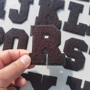 Iron on Chenille Letters Iron on Varsity Letters Applique Patch Design ...