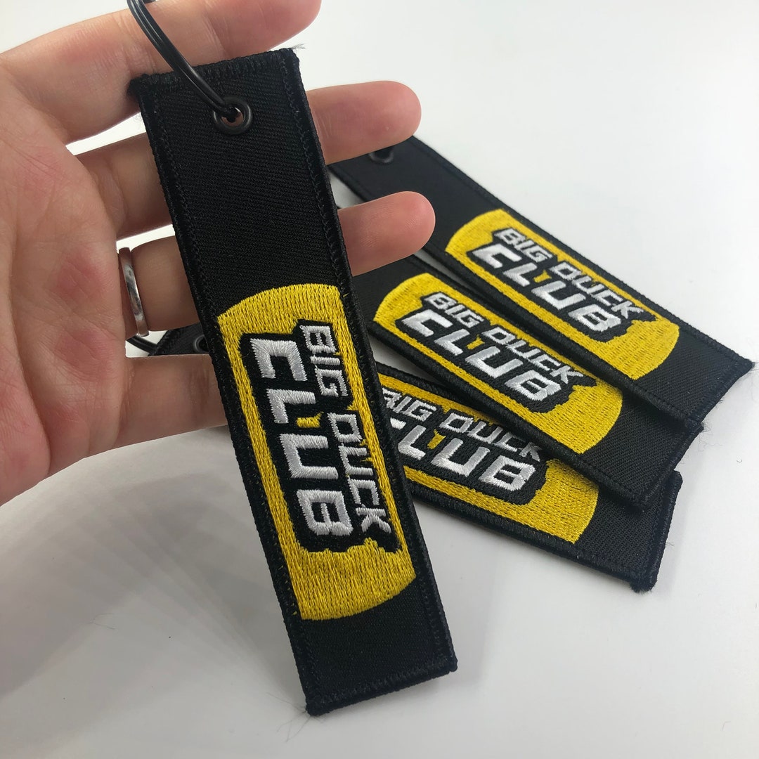 Custom Embroidered Keychain, Custom Remove Before Flight Key Chain ...