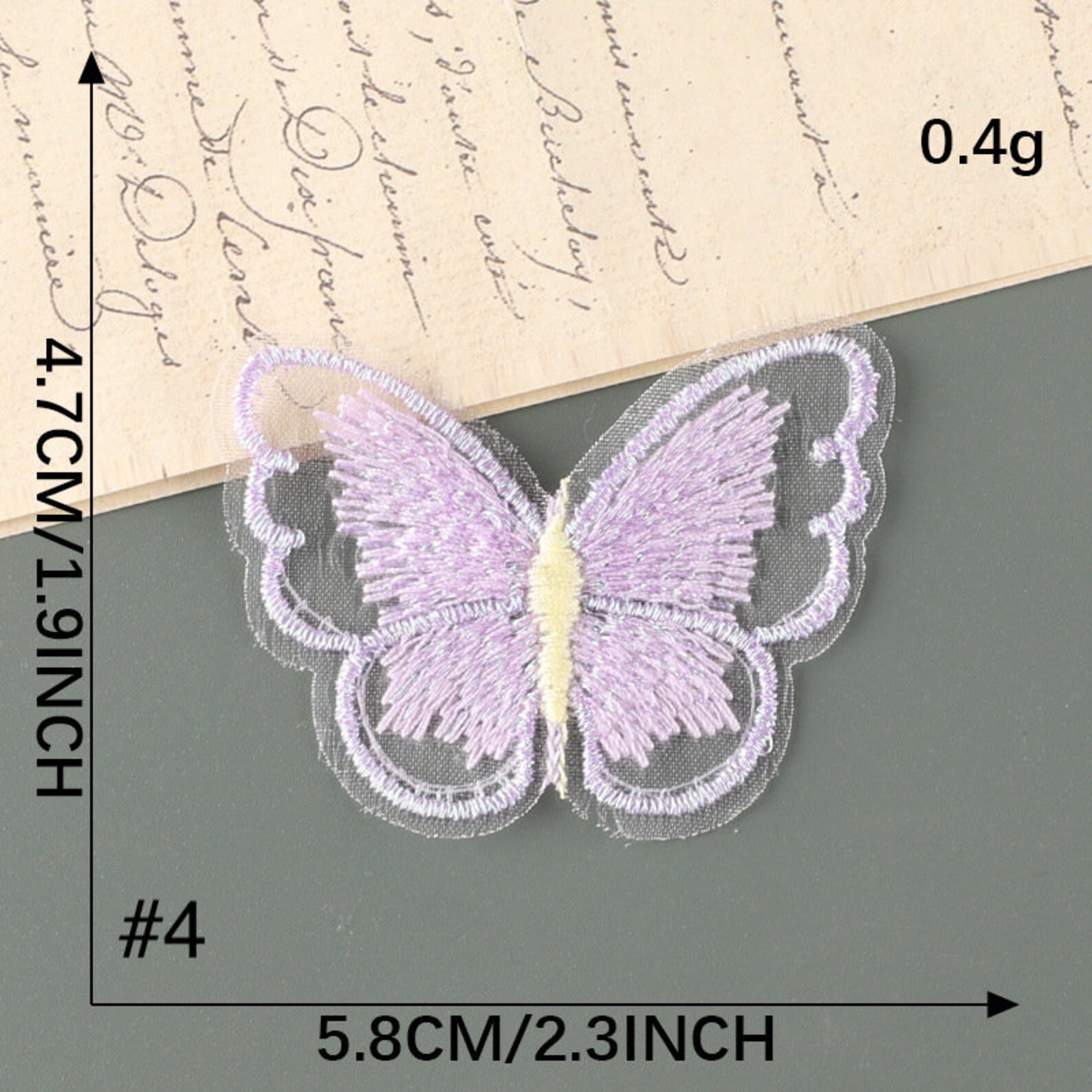 Butterfly Embroidered Lace Patch, Sew on Patch, Butterfly Applique ...