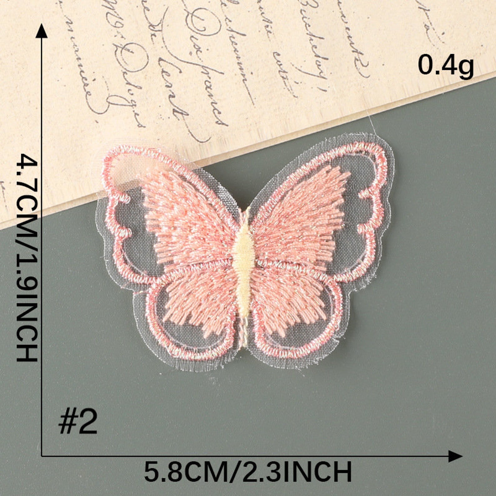 Butterfly Embroidered Lace Patch, Sew on Patch, Butterfly Applique ...