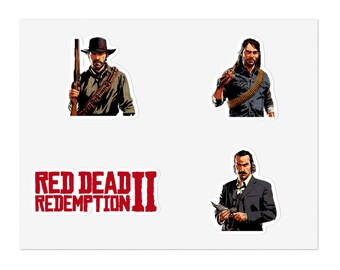 Arthur Morgan Red Dead Redemption 2 Video Game Circular Sticker - Etsy