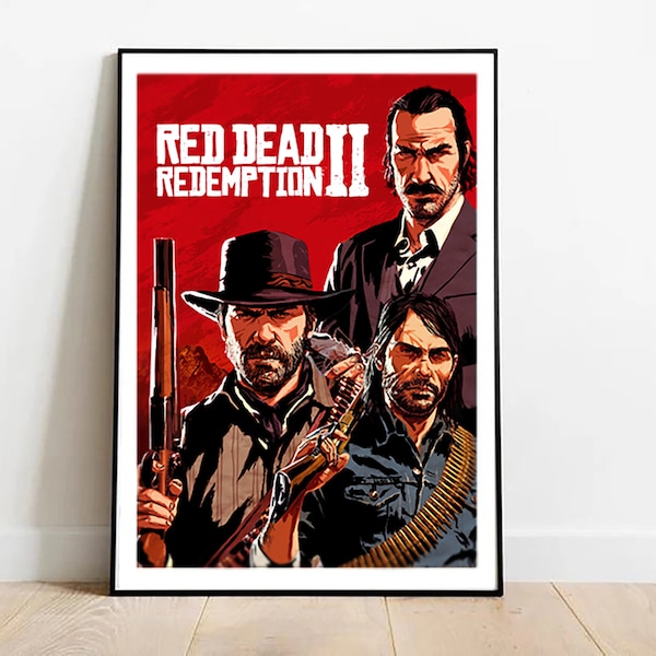 Red Dead Redemption Poster - Etsy UK