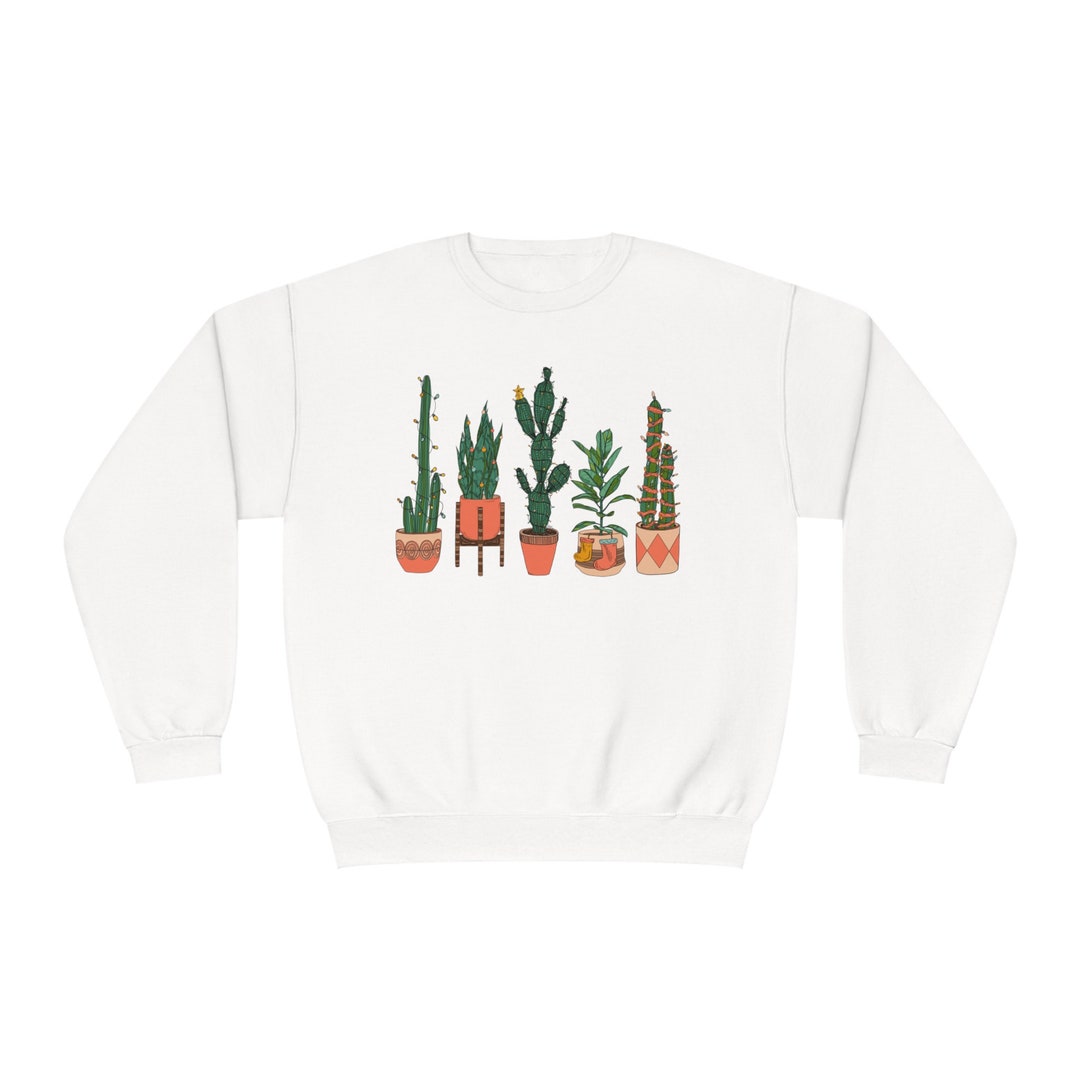 Christmas Cacti Sweatshirt Christmas Tree Sweatshirt Christmas Sweater ...