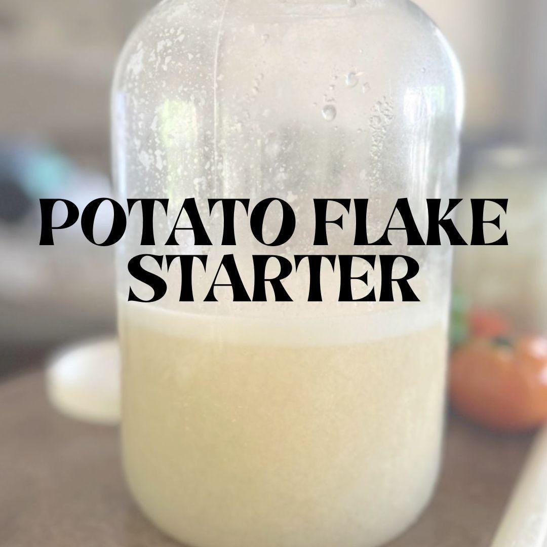 Potato Flake Sourdough Starter: Faster Rise, Fluffier Bread, Baker's ...