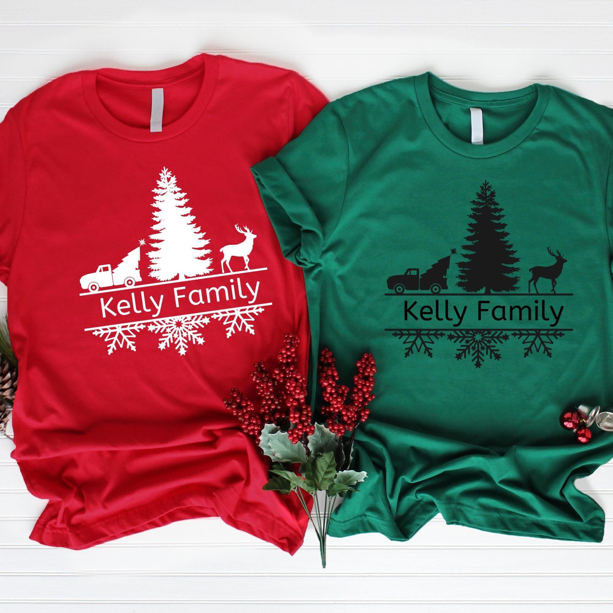 Matching Family Christmas Shirts Custom Xmas Family Tshirt - Etsy