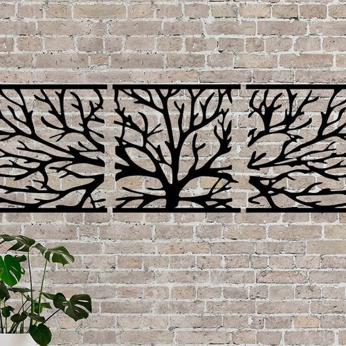 Panel 068 Panel Tree. Vector Files for Laser Cut Cnc - Etsy