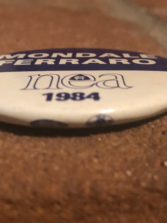 Vintage Mondale Ferraro nea 1984 Political Pin; 1984 … - Gem
