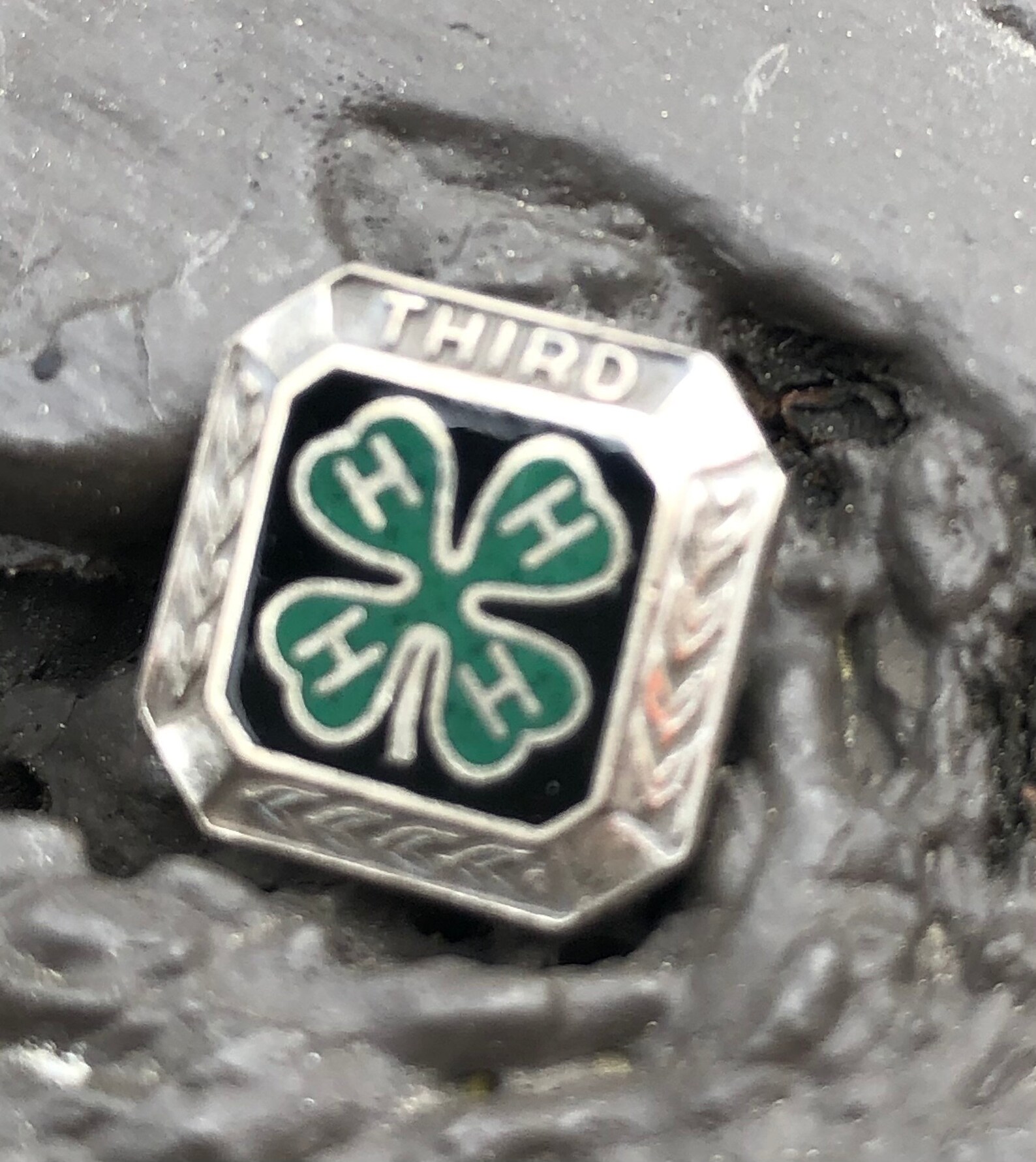 Vintage 4H Sterling Silver and Enamel Pins 4H Award Pins - Etsy