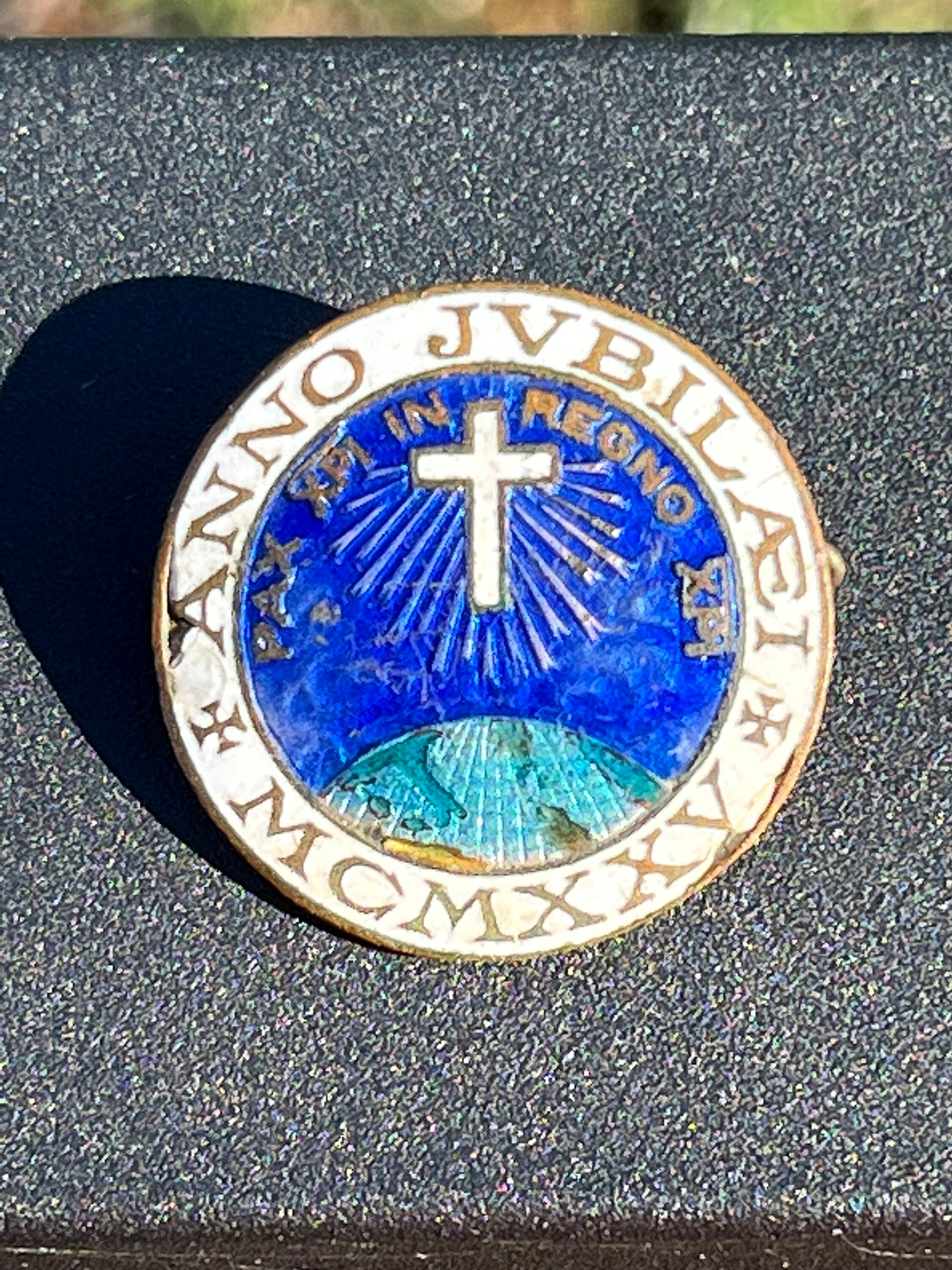 Vintage 1925 Vatican Enamel Pin; Pope Pius XI; 1925 Jubilee Year - Etsy