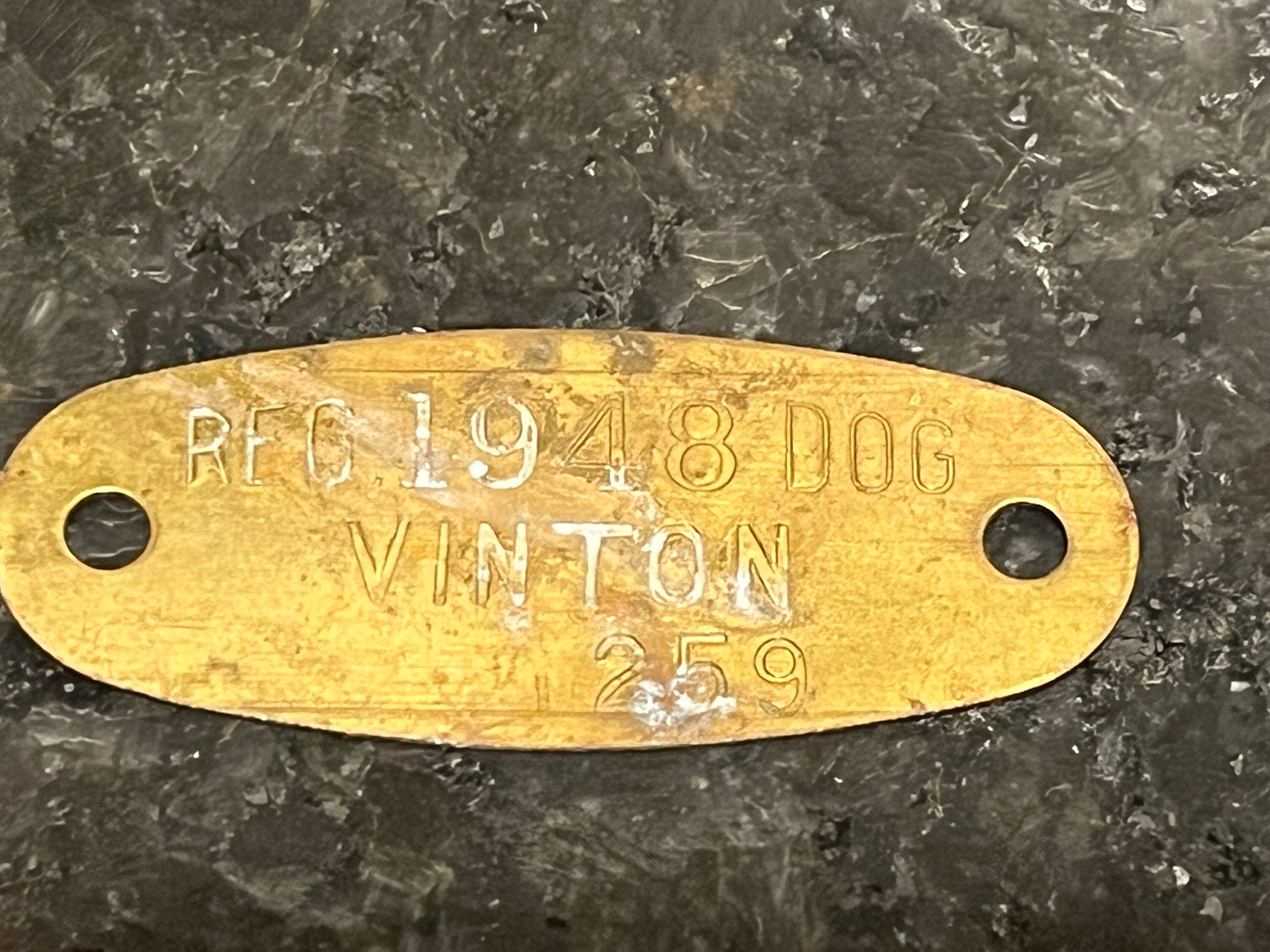 Early Dog License Collectable Lot 8 Vintage Dog Tags Early Metal Dog ...