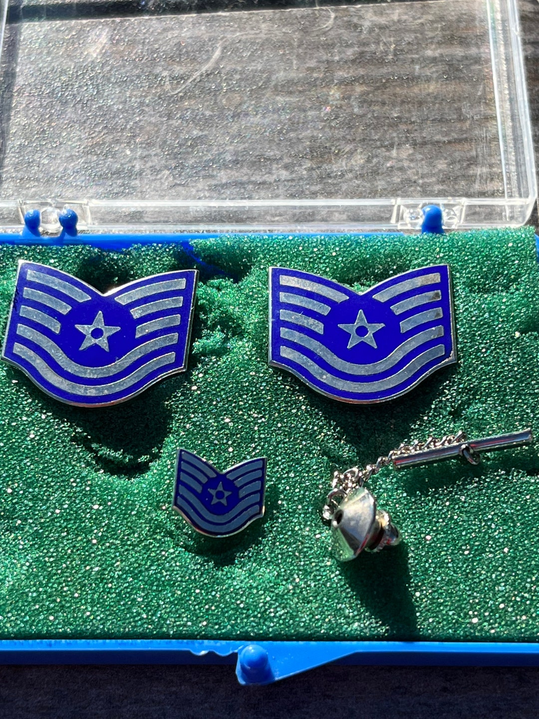 USAF Technical Sergeant Rank Pins & Tie Tac Set - Etsy