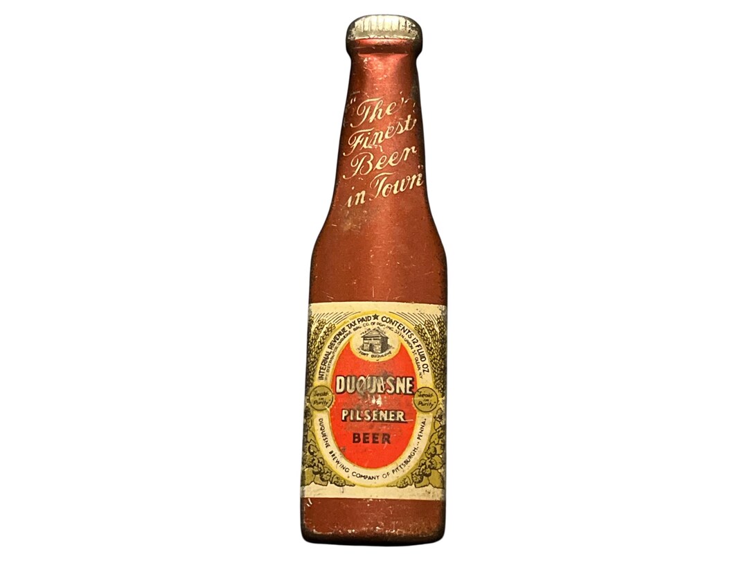Vintage 1940s Duquesne Pilsener Beer Bottle Opener; Metal Bottle Opener ...
