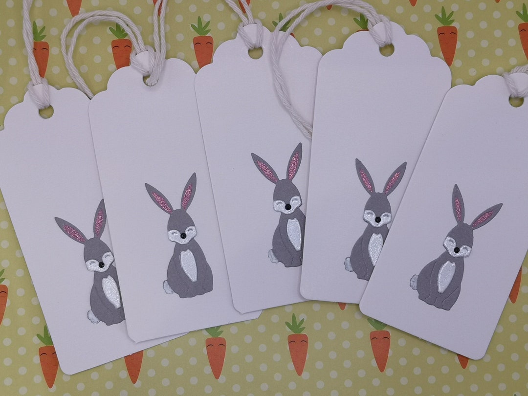 Rabbit Gift Labels, Rabbit Gift Tags, Present Tags, Gift Bag Tags ...