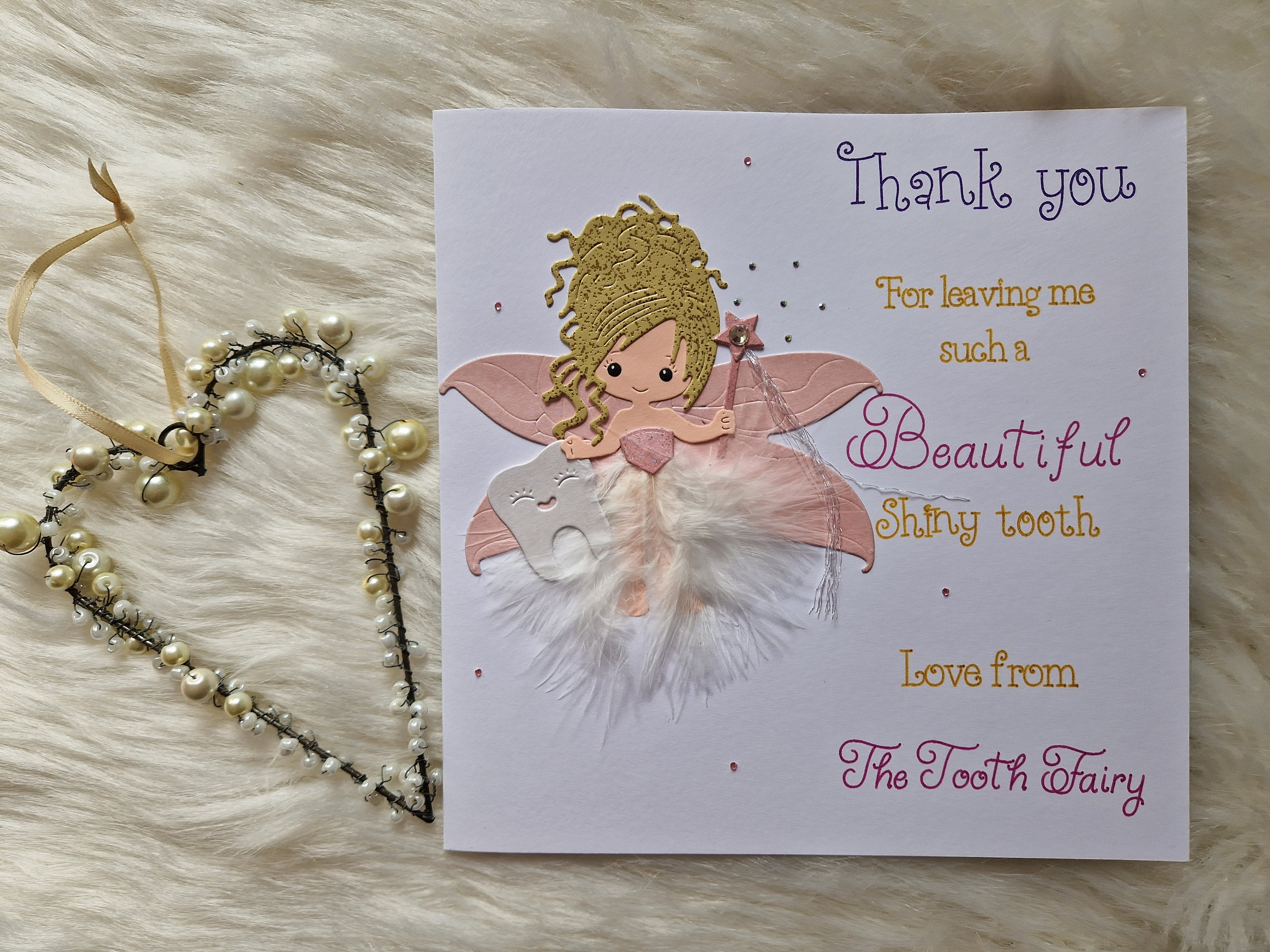 Tooth Fairy Card, Cards With Fairies, Cards for Children, Personalised ...