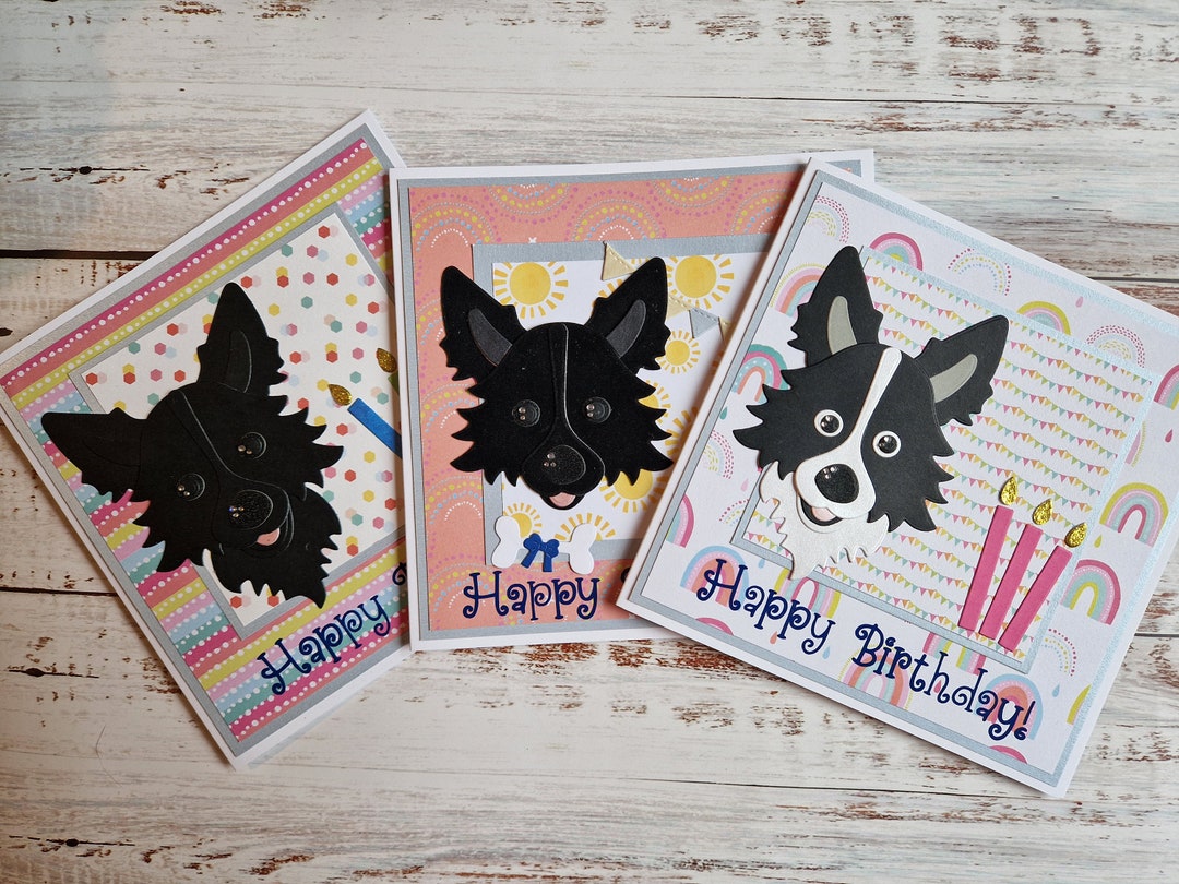 Dog Birthday Card, Cards With Dogs, Animal Lover Birthday, Personalised ...