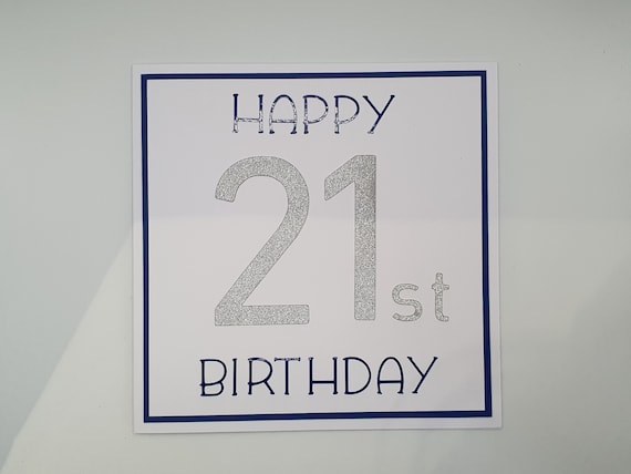 21st Birthday Card Masculine Card Male 21st Birthday Cards | Etsy